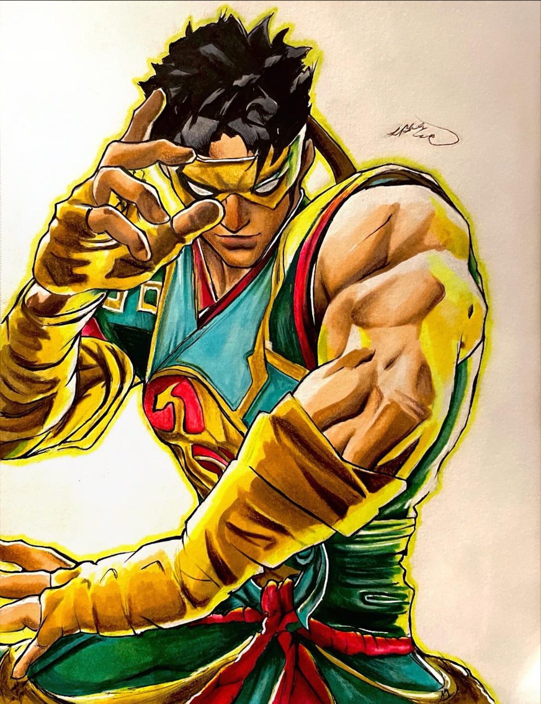 Marvel Rivals: Iron Fist Drawing - Etsy