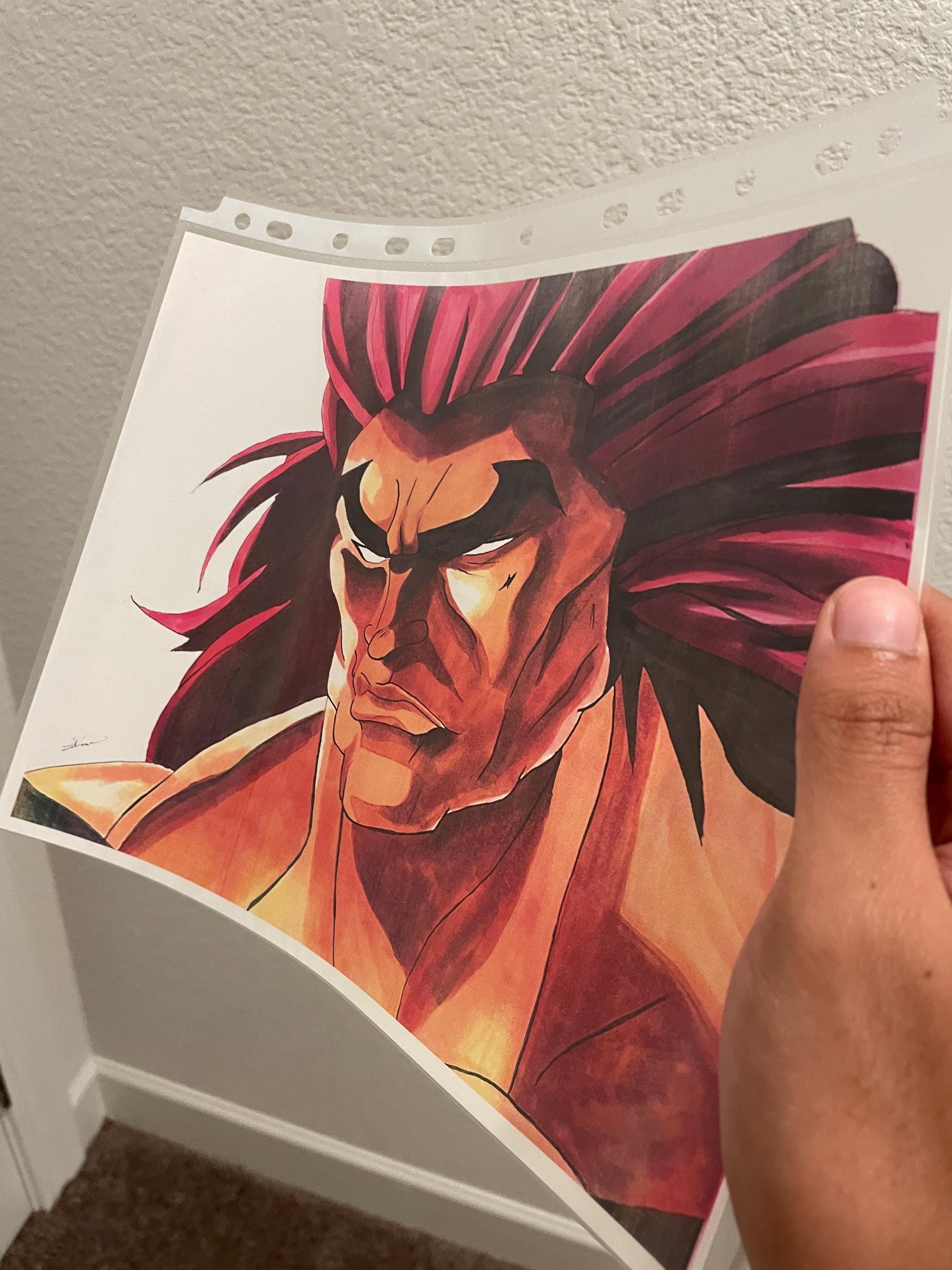 Yujiro Hanma : Baki the Grappler/baki - Drawing - Etsy