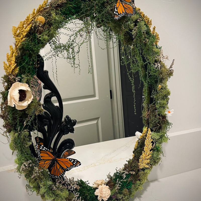 Flower Mirror - Etsy
