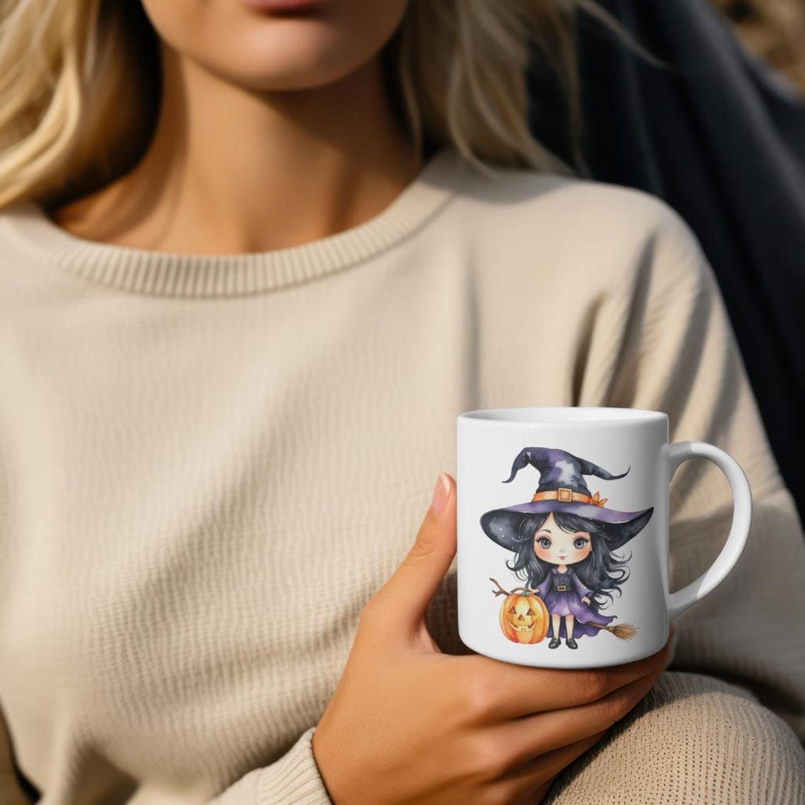Witch Mug, Halloween Witch Mug, Gothic Mug, Halloween Gift, Halloween ...