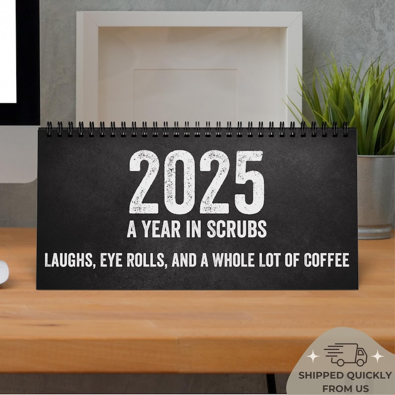 Funny Desk Calendar 2025 - Etsy