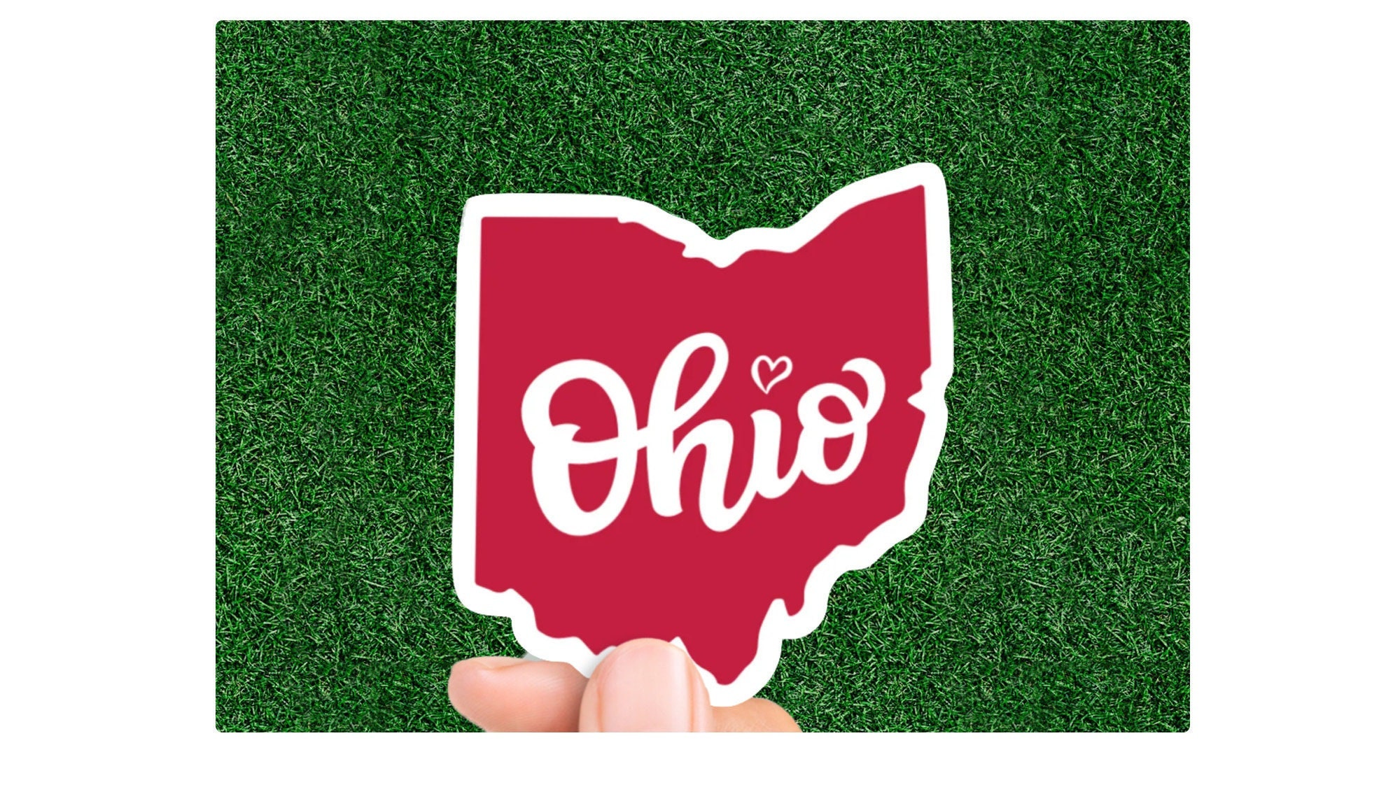 Ohio Script Sticker - Vinyl Sticker, Laptop Stickers, Hydroflask ...