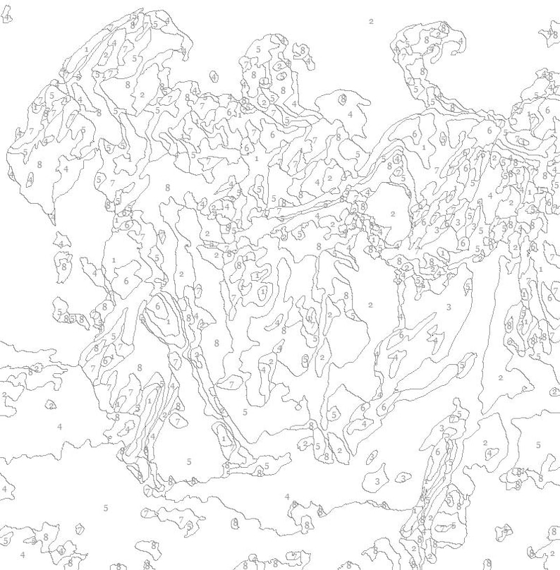 Rococo-inspired Digital Paint by Number | Elegant 18th Century Art ...