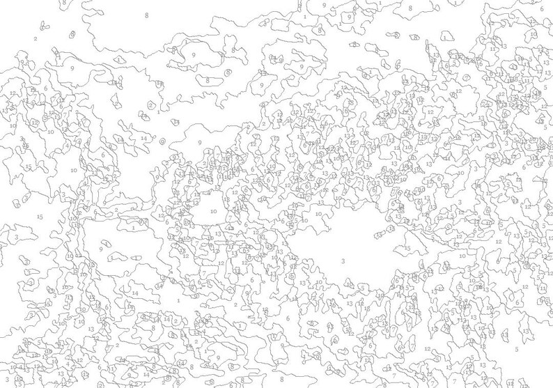 Paint by Number Printable - "the Milkmaid" by Claude Monet DIY Art Kit ...