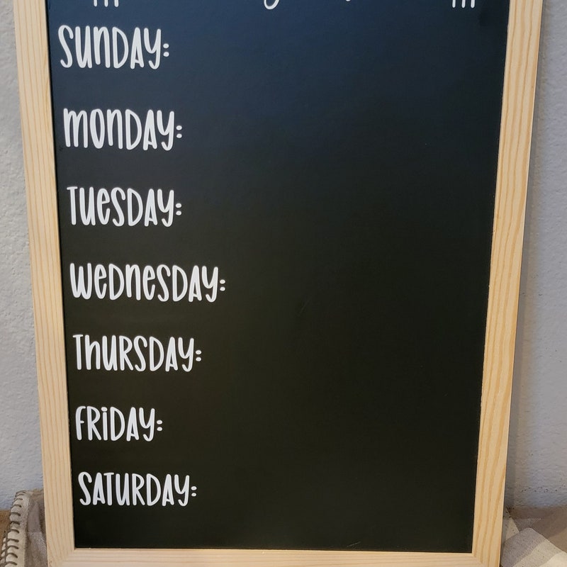 Menu Chalkboard - Etsy