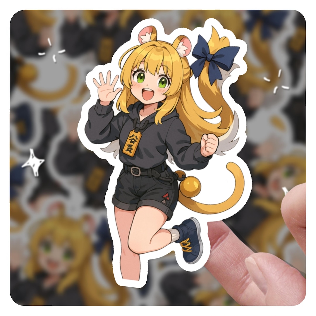 Ju Fufu Wave, 3" Vinyl Sticker, Fan Art - Etsy