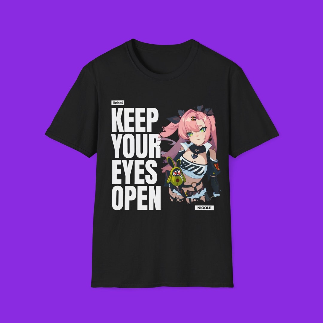 Zenless Zone Zero Shirt | Fan Art Shirt | Nicole Demara ZZZ T-shirt Eyes Open - Etsy