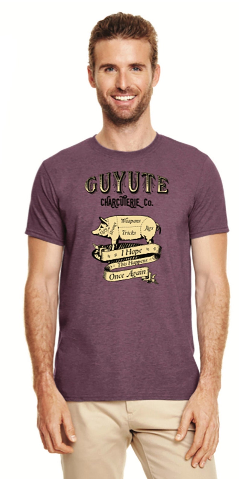 Unisex GUYUTE CHARCUTERIE Tee - Phish Inspired Lot Shirt - Etsy