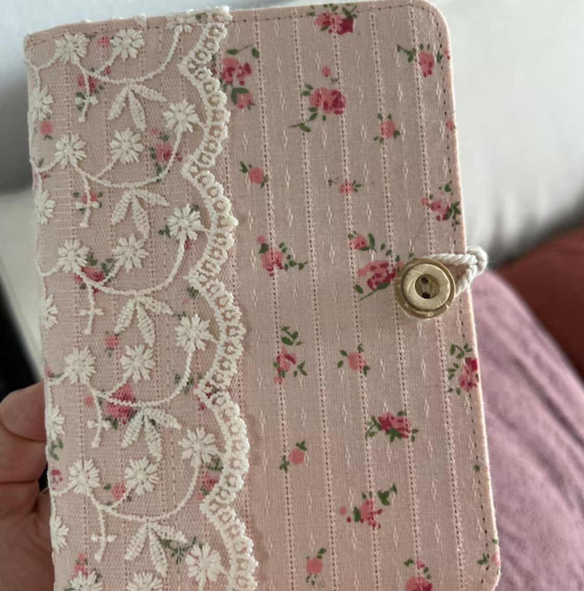 Pink Flower Lace Notebook Original Notebook Cute Travel Dairy Gift for ...