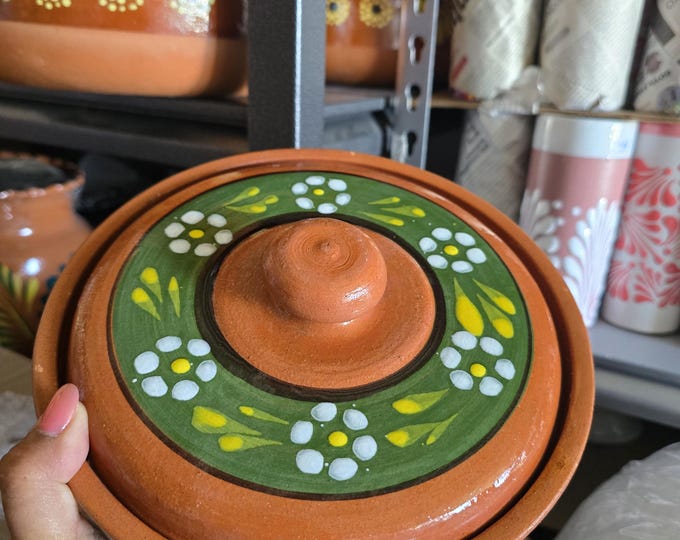 Embroidered Clay Pot or Vase- Hecho En Oaxaca - Etsy