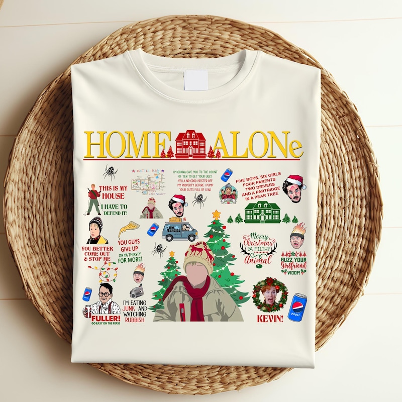 Home Alone Shirt - Etsy