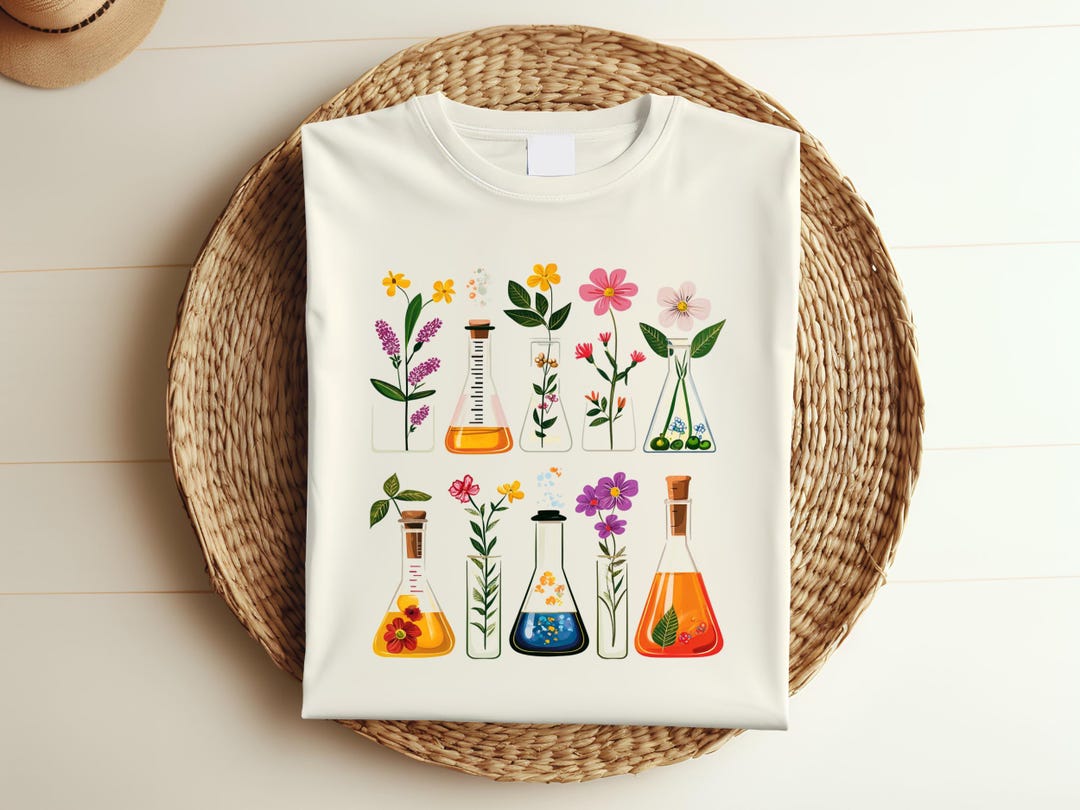 Retro Plant Shirt, Science Shirt, Preppy Aesthetic Shirt, Scientist ...