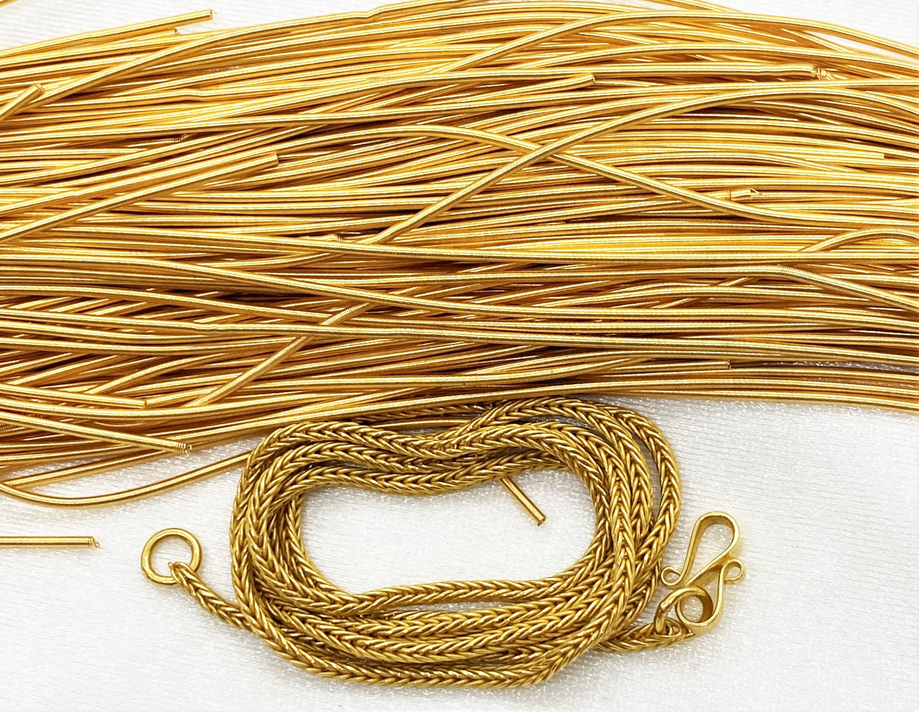 BRIGHT GOLD French Wire Gimp Bullion Purl Thread - Etsy