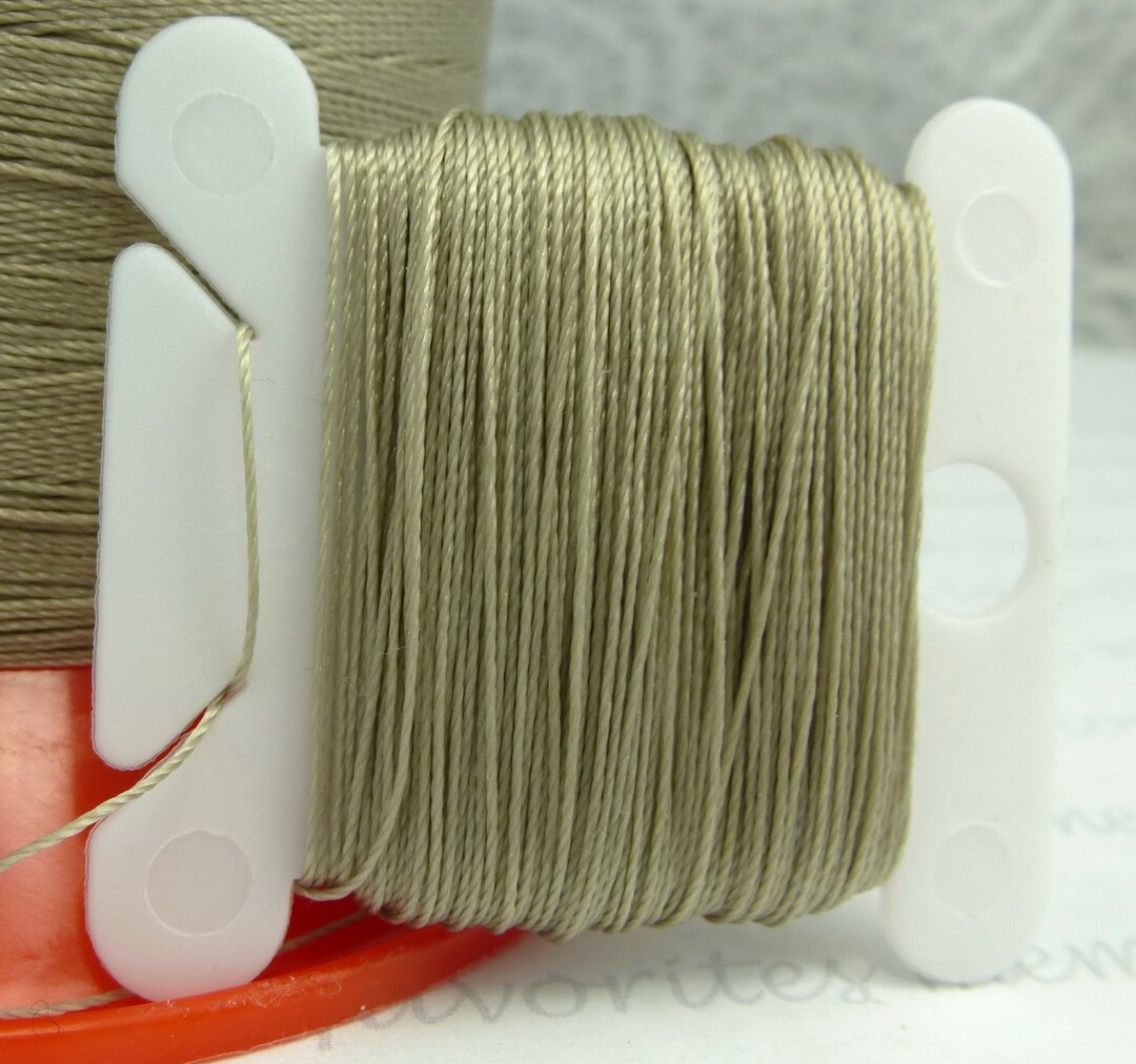 Amann Serafil TAUPE, Silk Like Pearl Knotting, Beading, Pearl Stringing ...