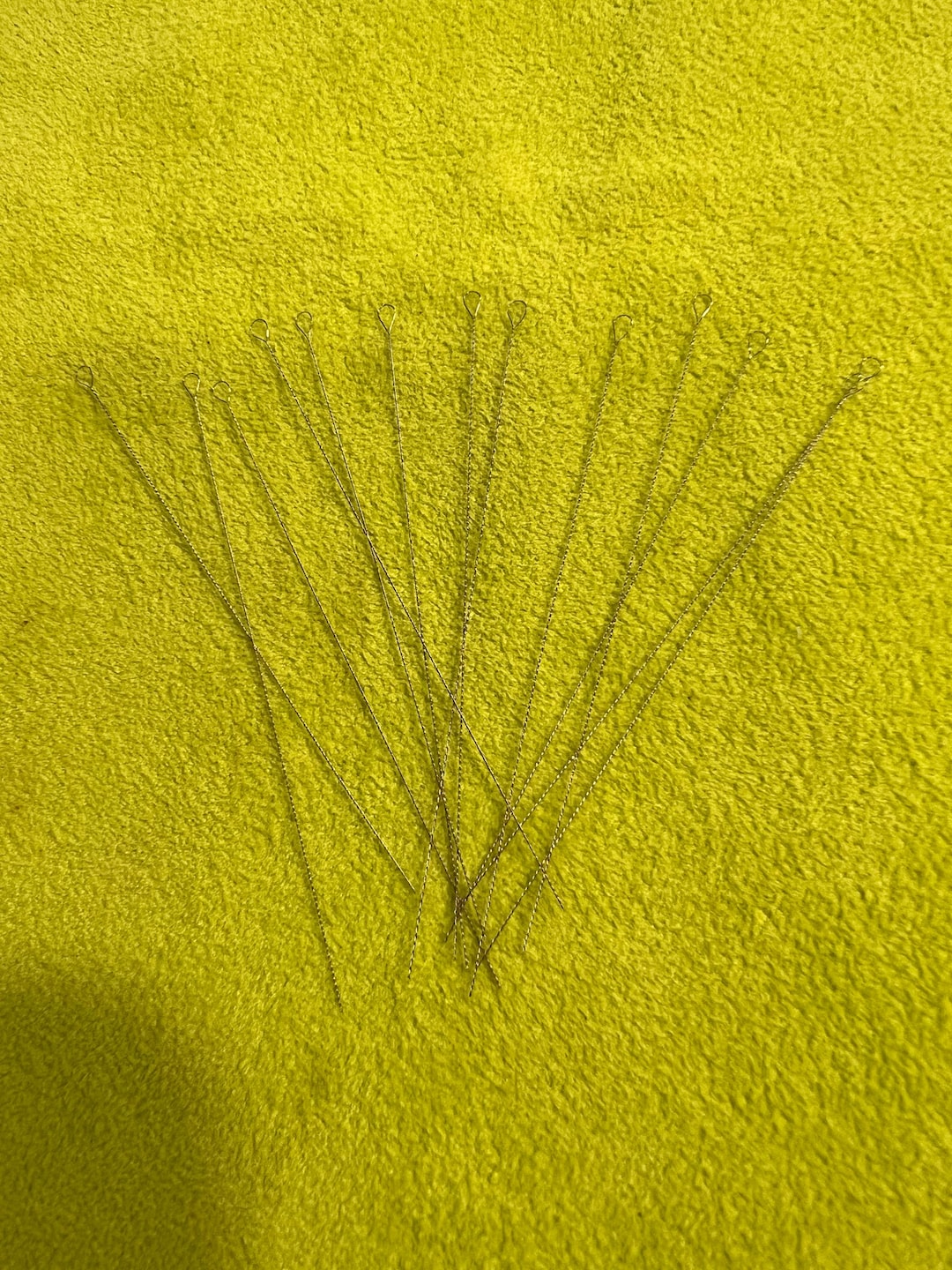 EXTRA FINE (0.19mm) Bead & Pearl Stringing Needles: Spring Steel ...