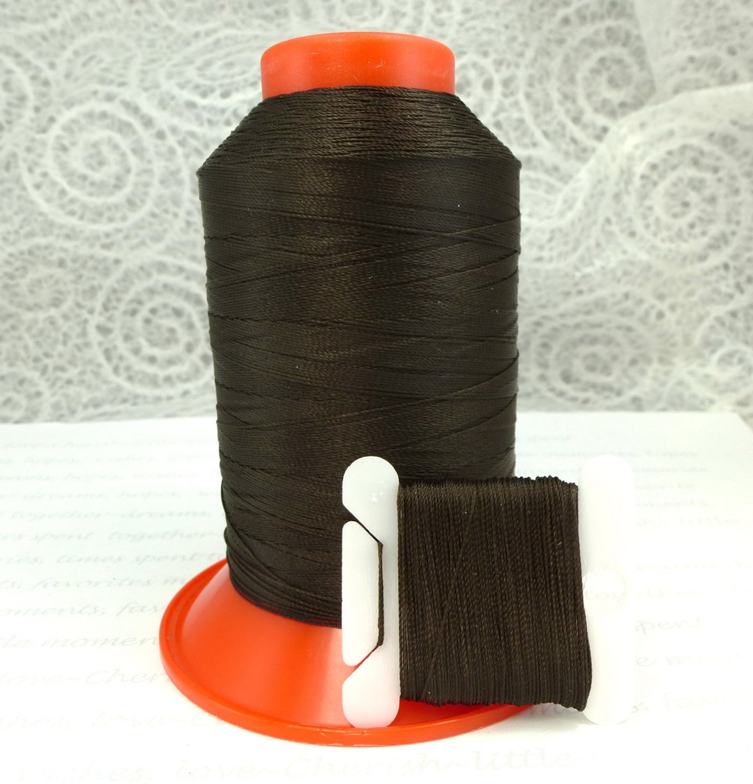 Bark Serafil Bead Thread: Silk Like Polyester for Pearl Stringing ...