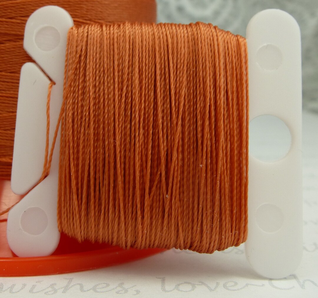 CORAL Serafil Thread by Amann, Silk Like Knotting Thread, Beading ...