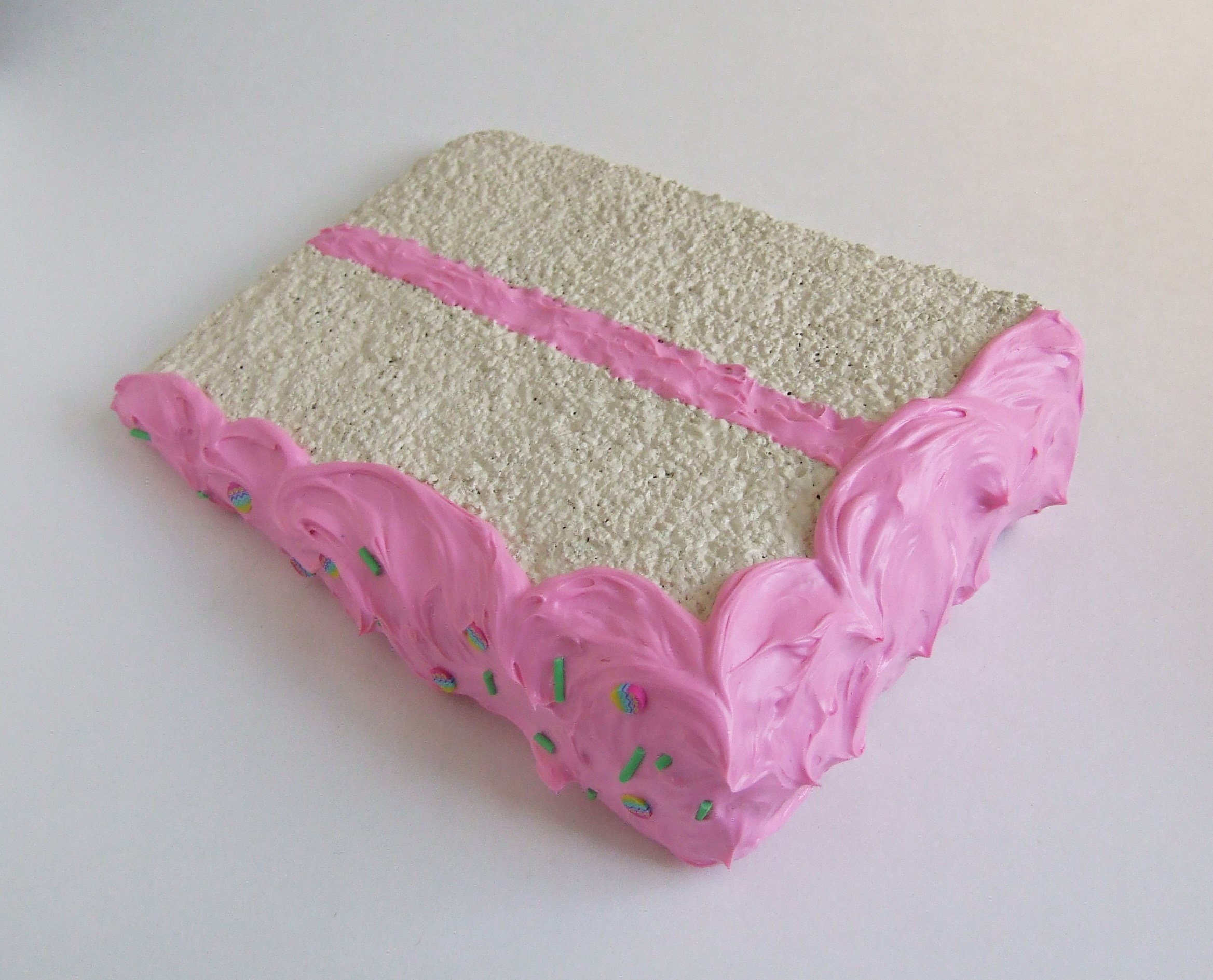 Spring Cake Mail Card, a Nice Slice of Fake Postcard Cake. - Etsy