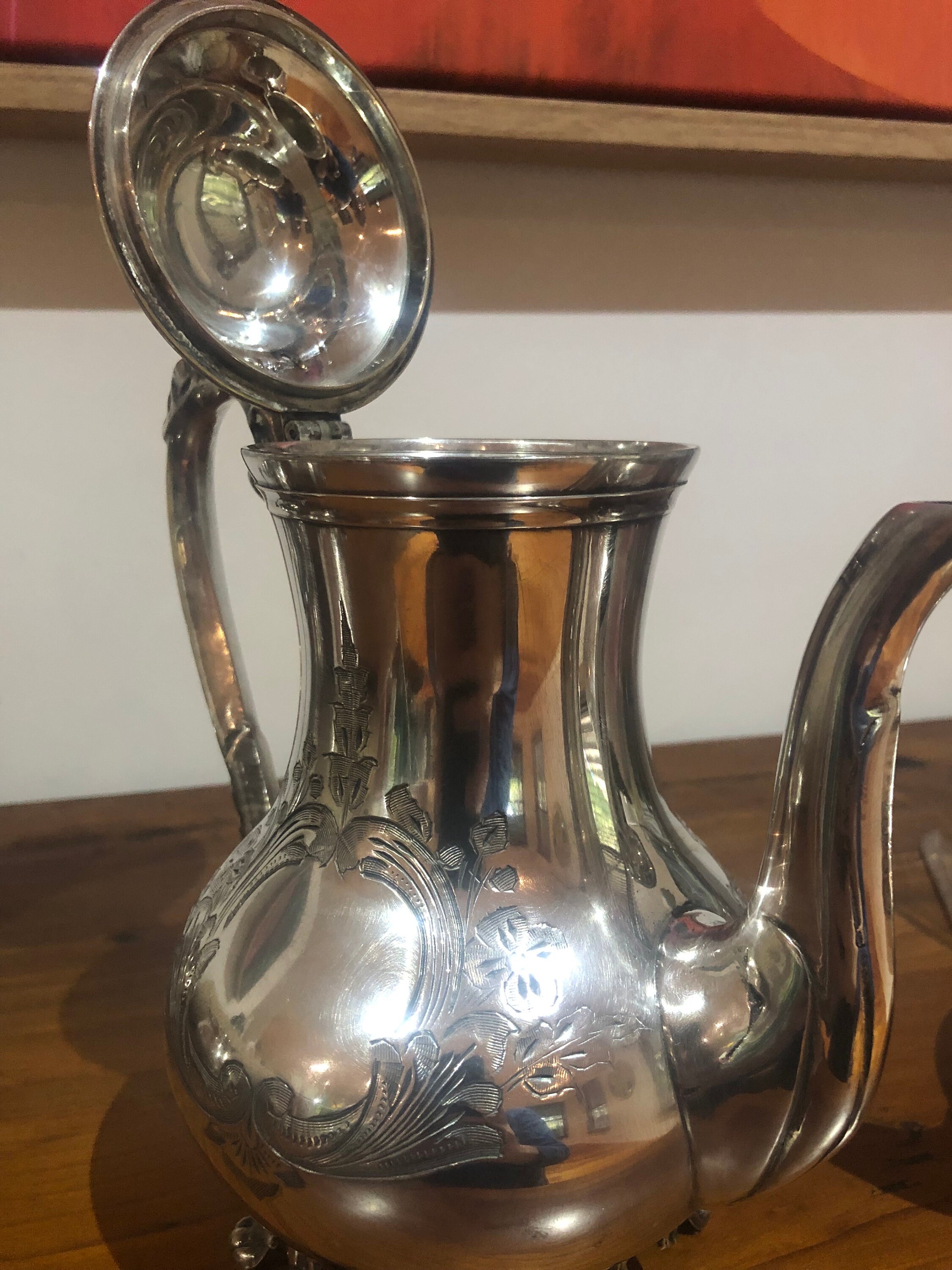 Vintage Silver Tea Pot Set. 1920s - Etsy