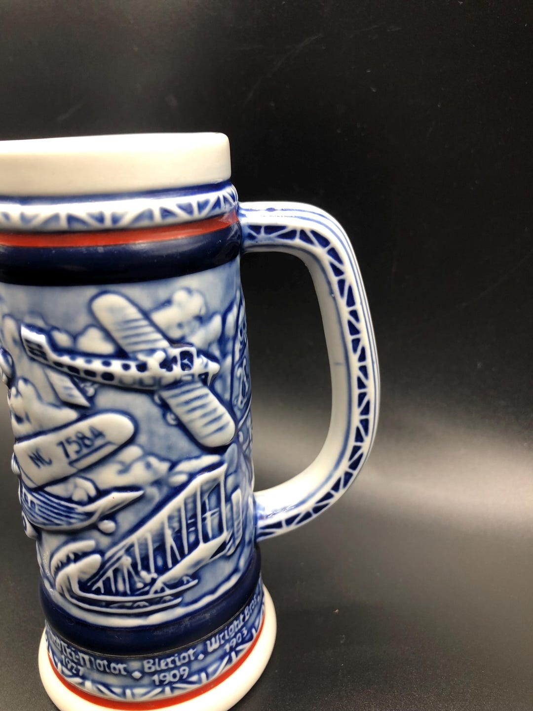 Vintage Avon 1981 “flying Classic’s” Ceramic Airplane Stein - Brazil - Etsy