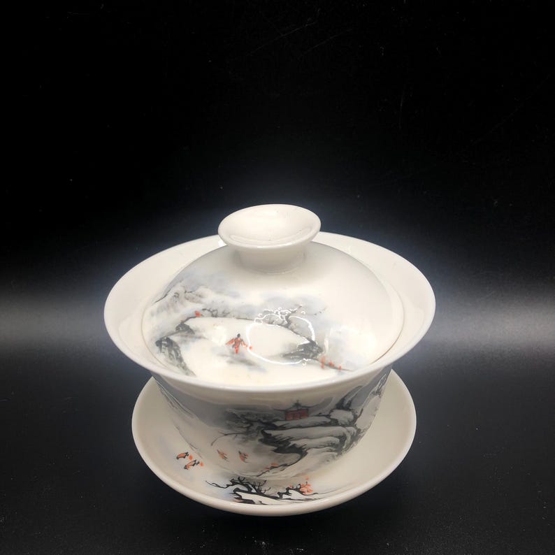 Chinese Porcelain Tea Set - Etsy