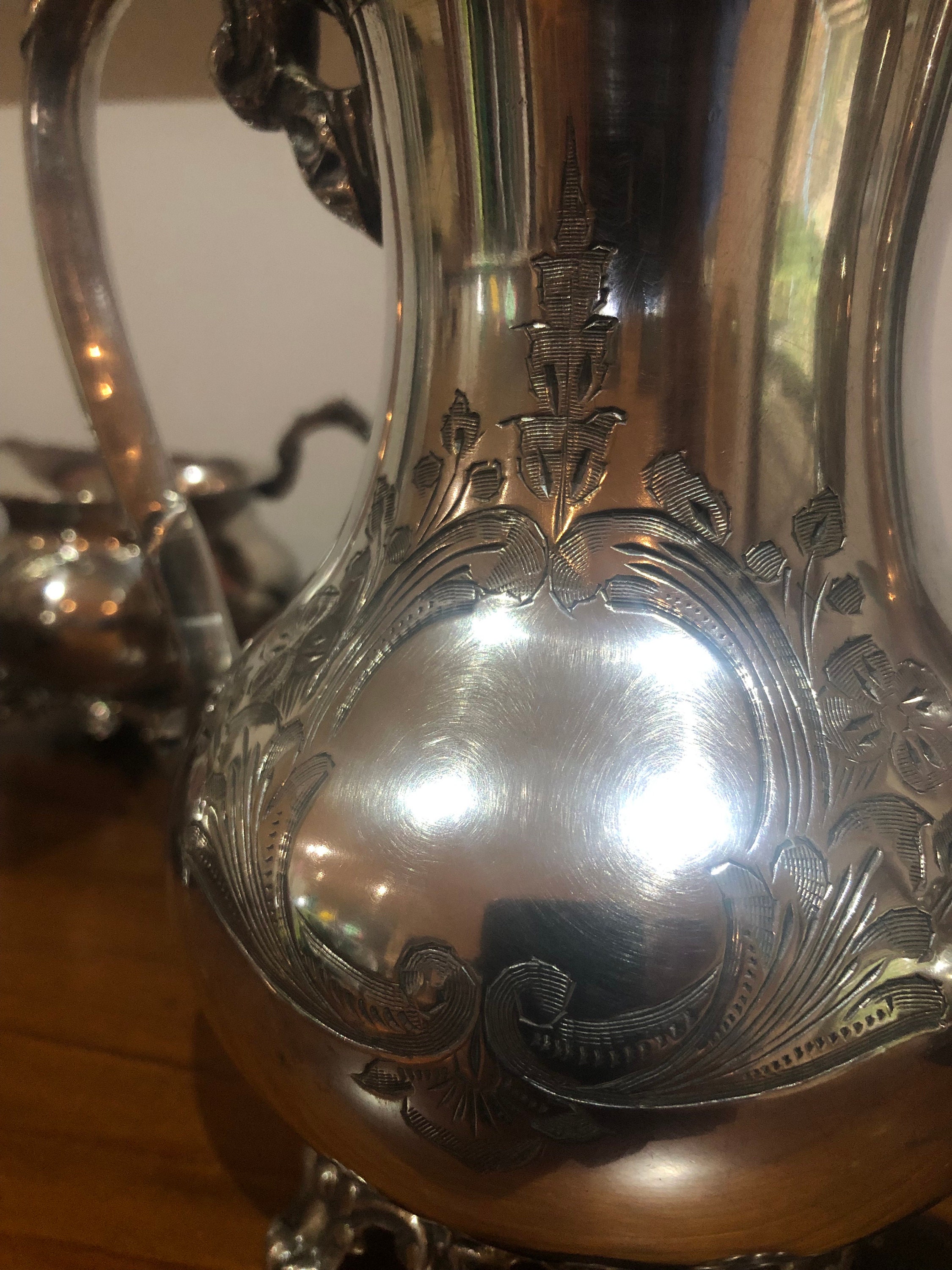 Vintage Silver Tea Pot Set. 1920s - Etsy