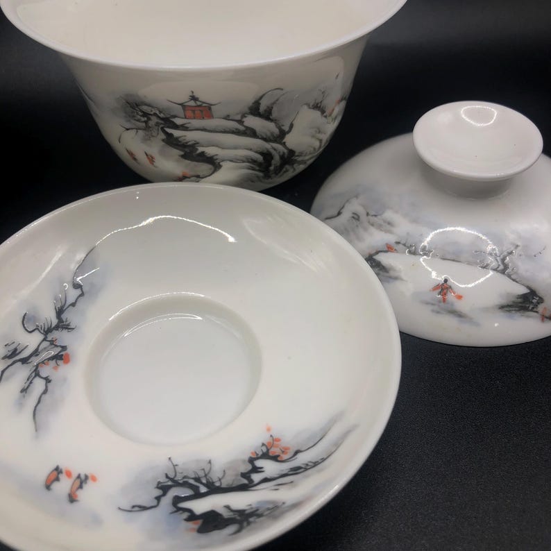 Chinese Porcelain Tea Set - Etsy