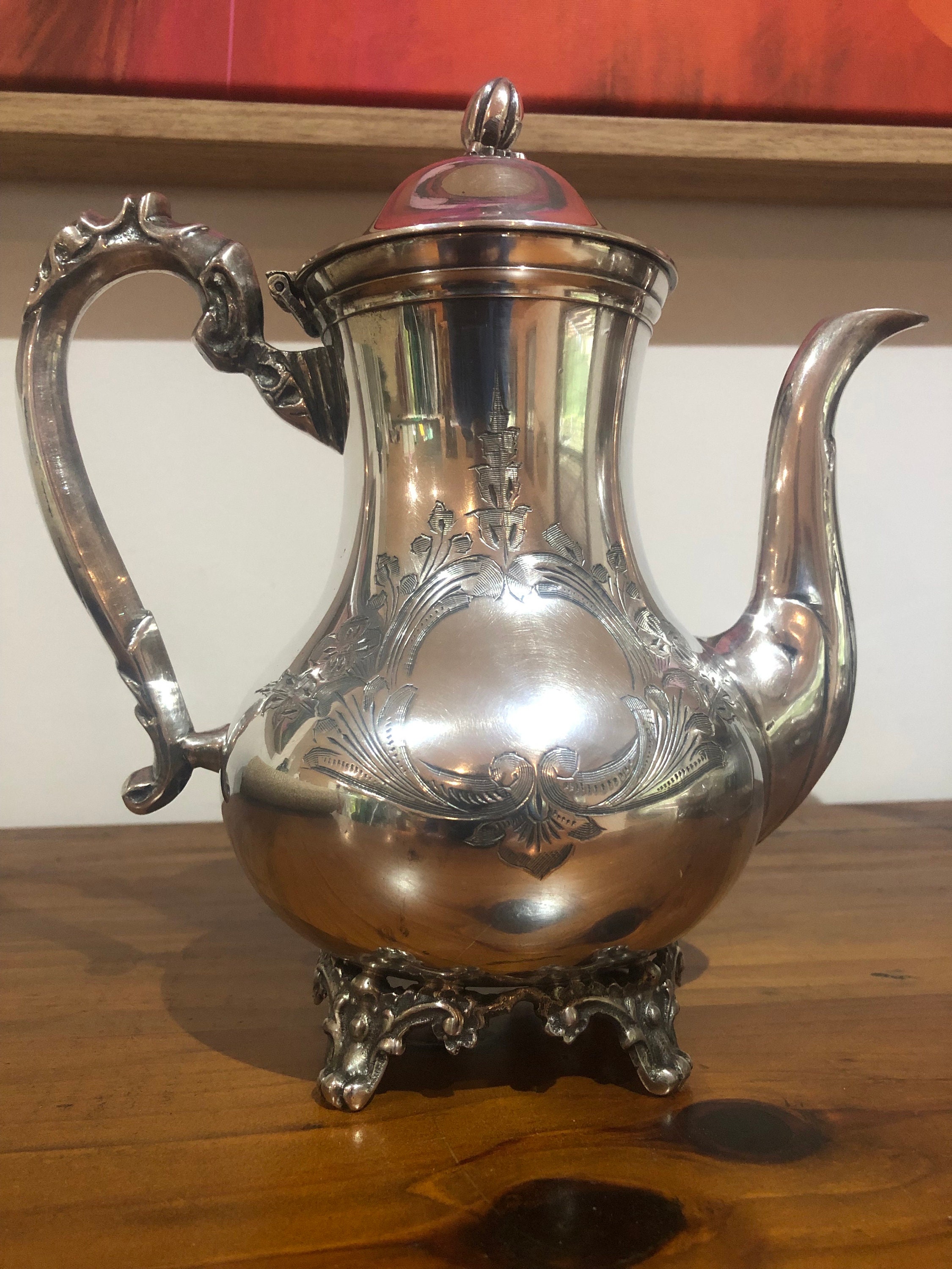 Vintage Silver Tea Pot Set. 1920s - Etsy