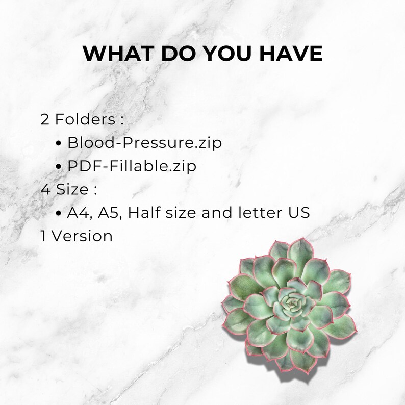 Monthly Blood Pressure Tracker, Printable and Fillable PDF - Etsy