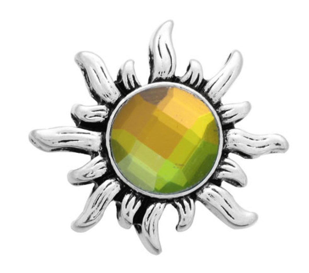 Sun Snap, Sunshine Snap, Compatible With Ginger Snaps, 18mm Snap Button ...