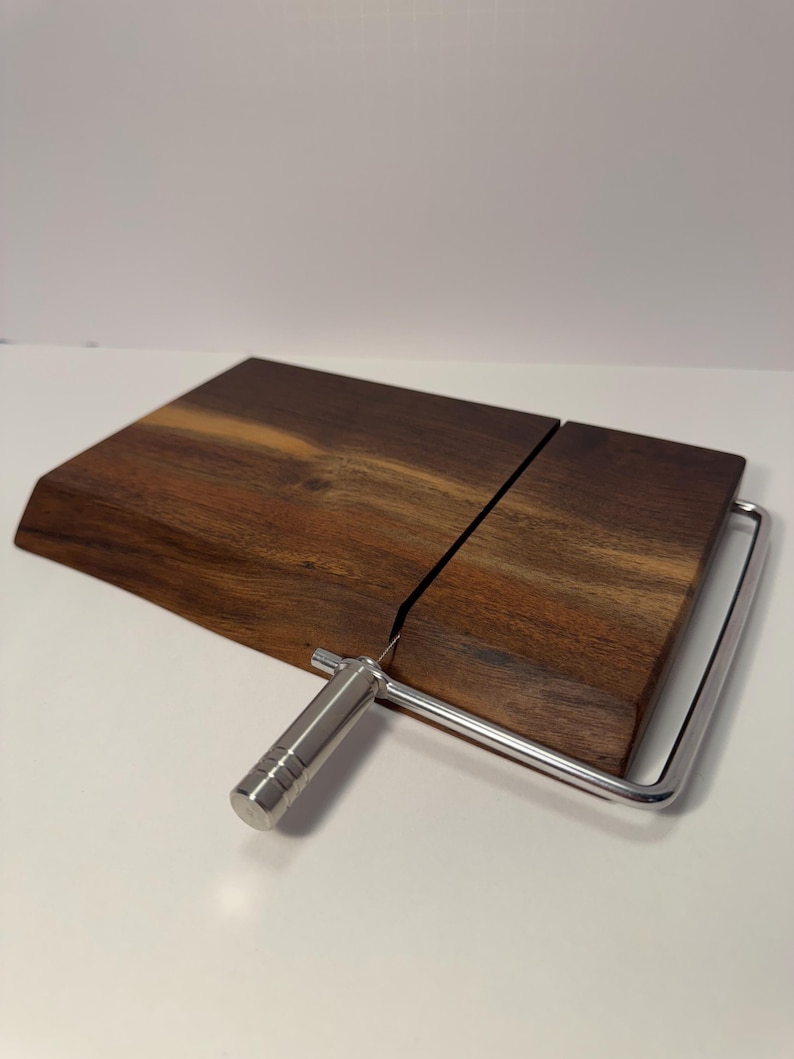 Live Edge Cheese Cutter - Black Walnut - Etsy