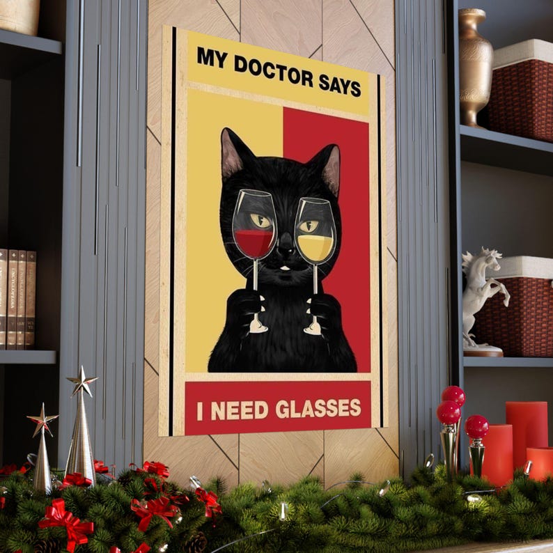 Vertical Cat Meme Posters, Drunk Cat Meme Poster - Etsy