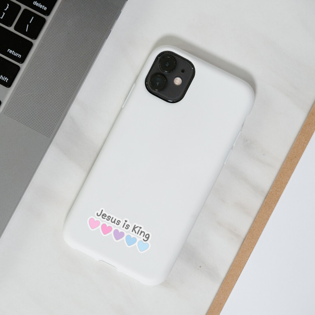 Jesus is King Sticker, Jesus is King, Vinyl Stickers, Jesus Gifts ...