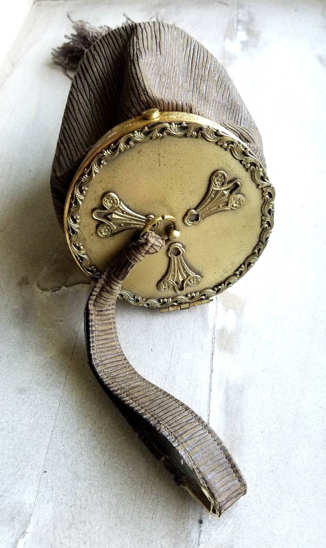 Sybil Edwardian Reticule Leather Purse, Art Nouveau, Dance Purse - Etsy