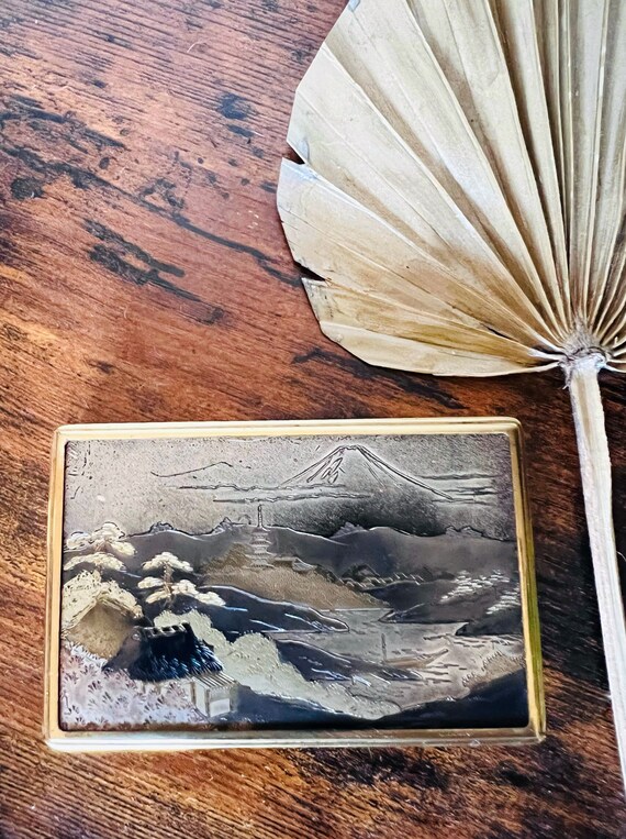 musical vintage compact mirror - Gem