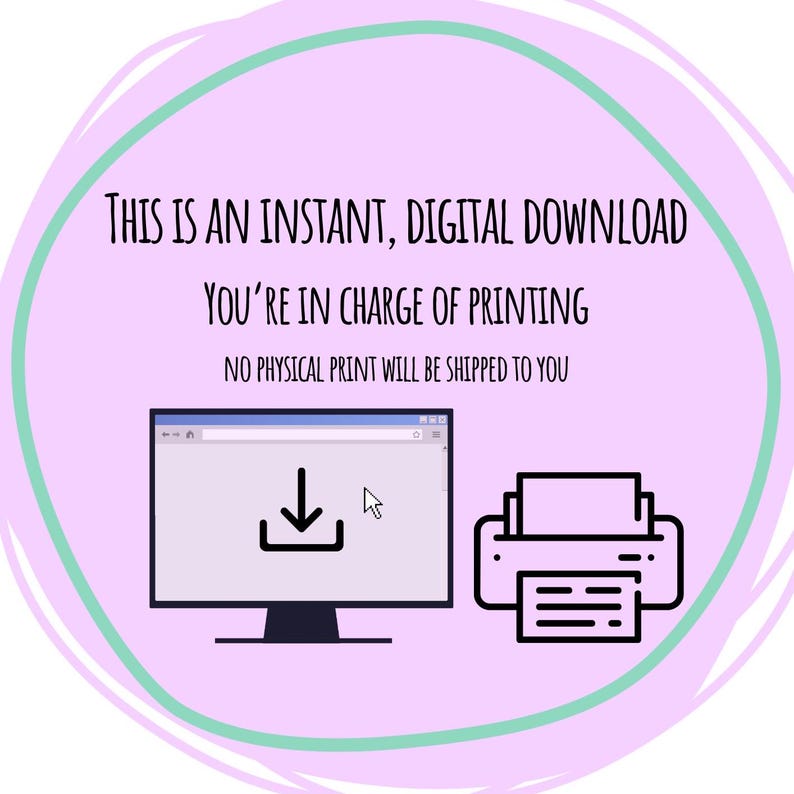 Shower Reminder Chart for Teens | Digital Download | Visual Aid ...