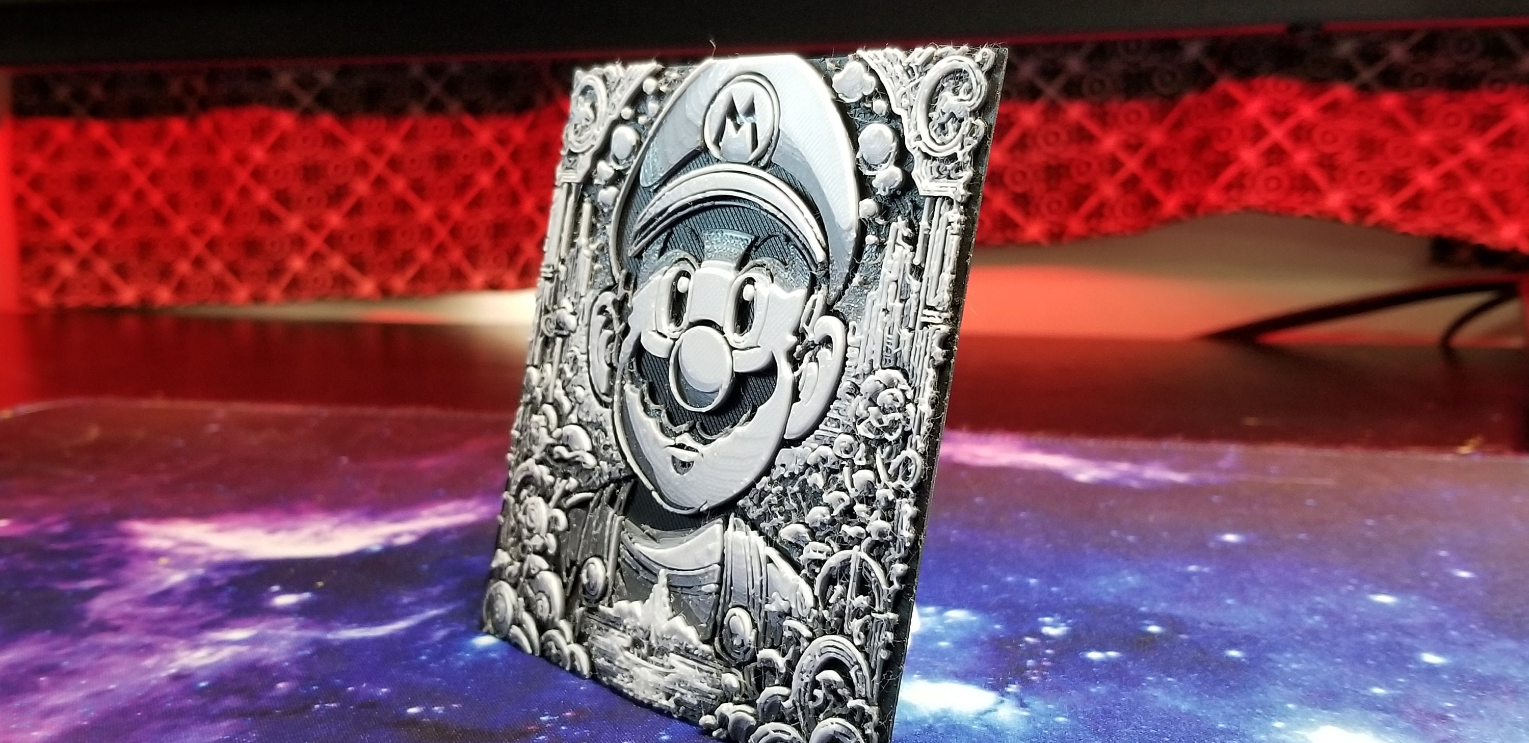 Hueforge, Realistic Art, 3d Printed Art, Mario, Super Mario, Super ...