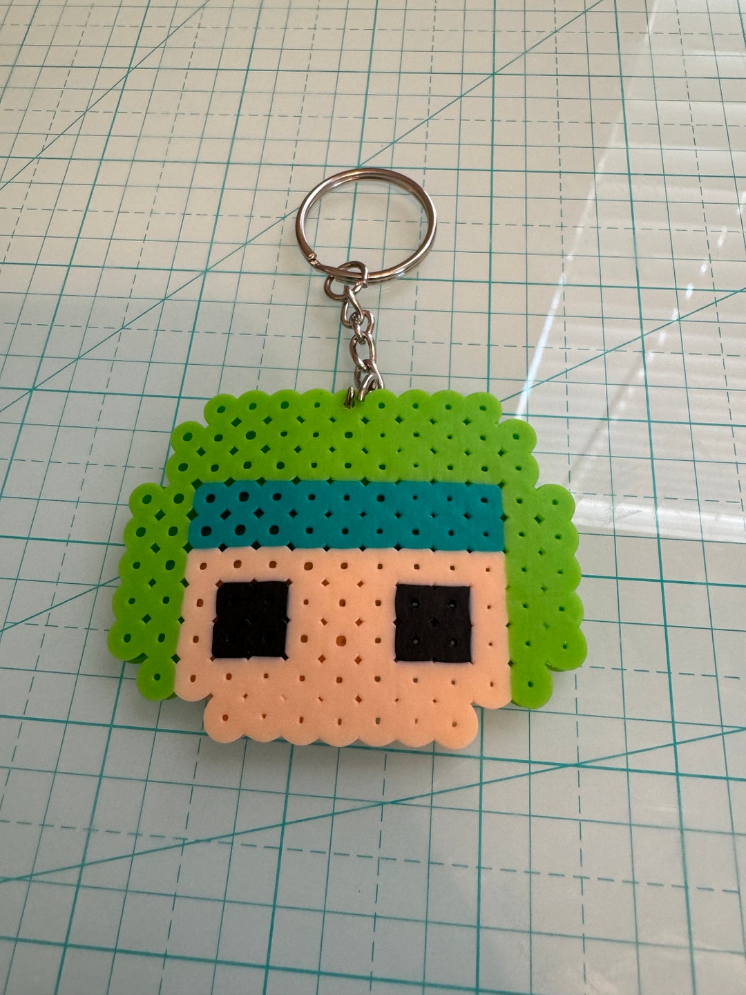 South Park Kyle Broflovski Perler Bead Keychain - Etsy