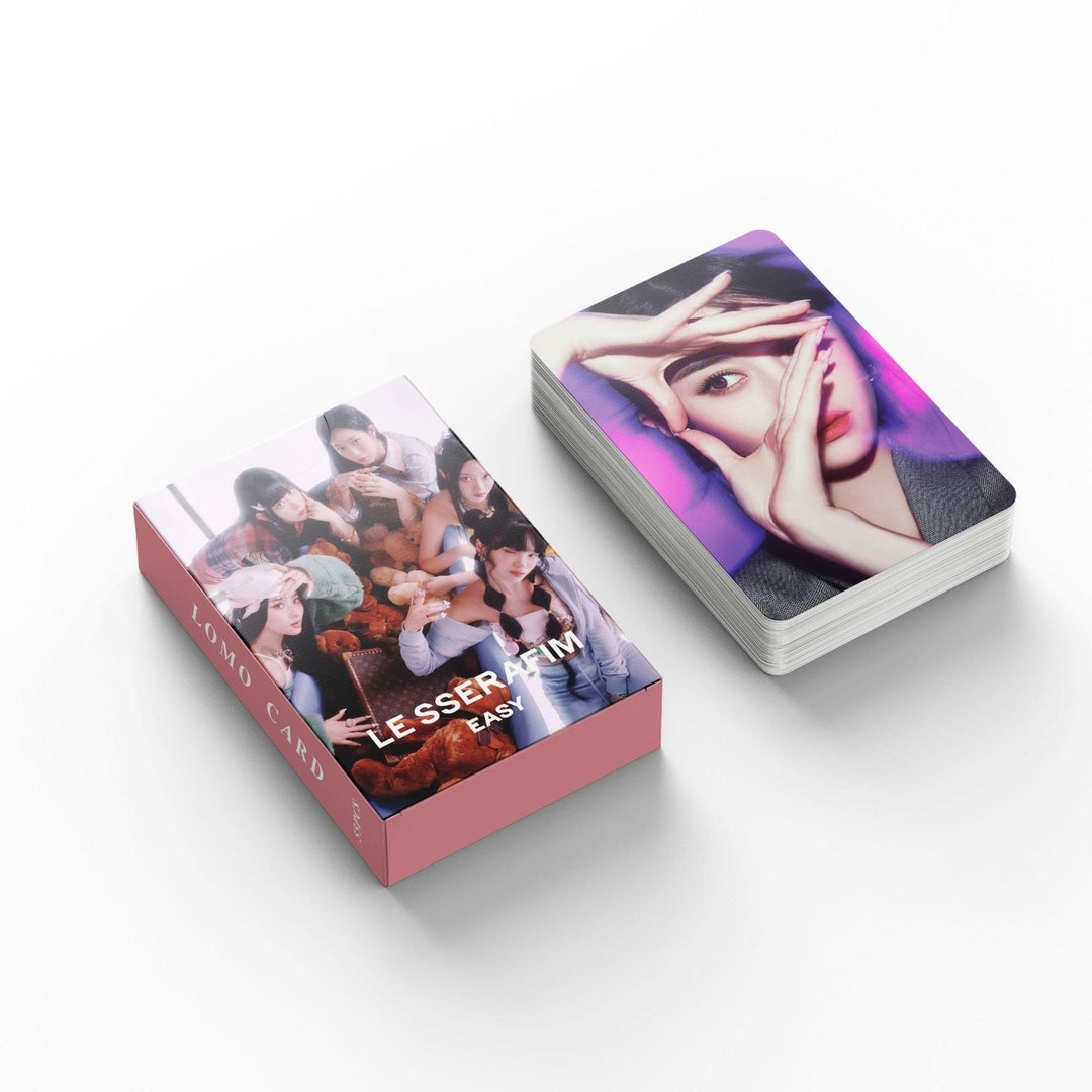 Lesserafim Photocard Pack for Easy Album 50pc With Kim Chaewon Huh ...
