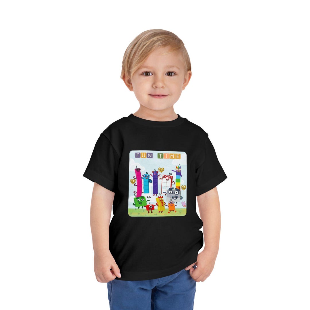 Numberblocks Kids T-shirt, Personalized Numberblocks Tee, Children's ...