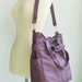 Plum Canvas Purse, Tote, Shoulder Bag, Diaper Bag, Crossbody Bag ...