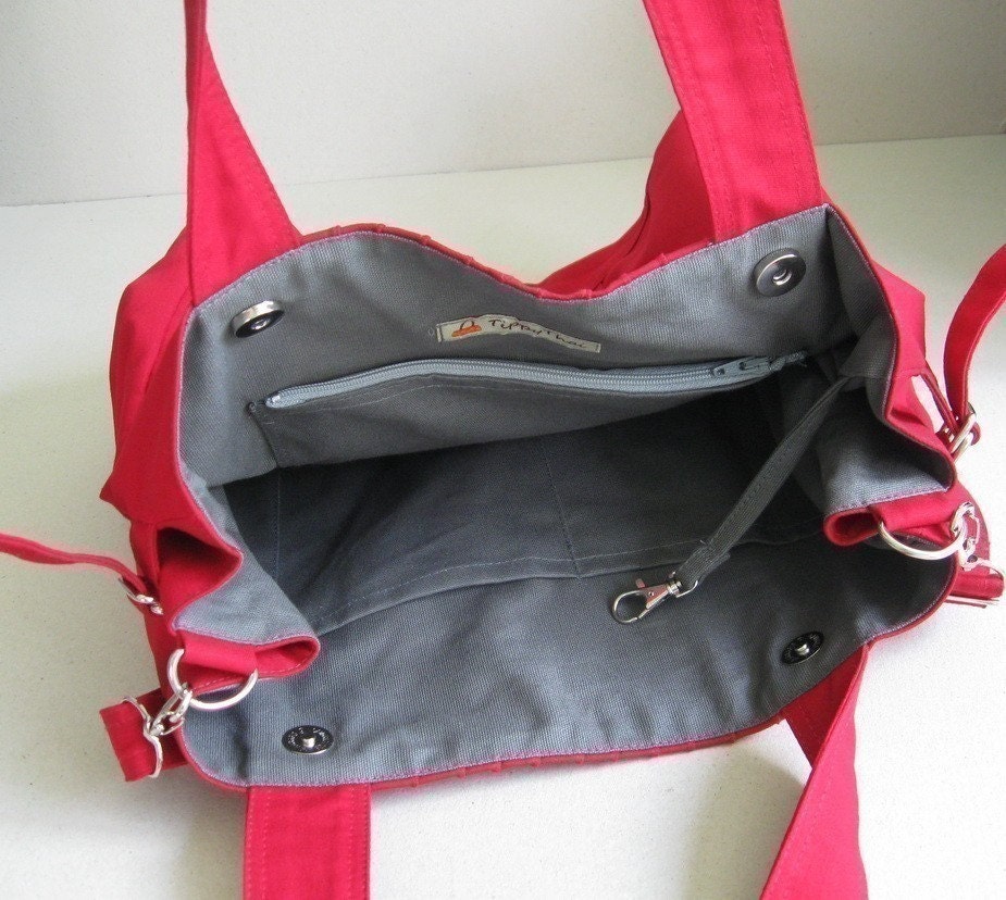 Deep Purple Canvas Tote Bag Messenger Bag for Women Travel - Etsy