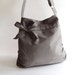 Grey Canvas Bag, Light Weight Bag, Women Messenger Bag, Gift for Women ...