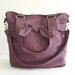Plum Canvas Purse, Tote, Shoulder Bag, Diaper Bag, Crossbody Bag ...