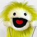 LIME FURGAL Hand Puppet Synthetic Faux Fur Muppet Monster Arm Rods - Etsy