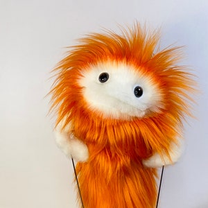 ORANGE FURGAL Hand Puppet Synthetic Faux Fur Muppet Monster Arm Rods - Etsy