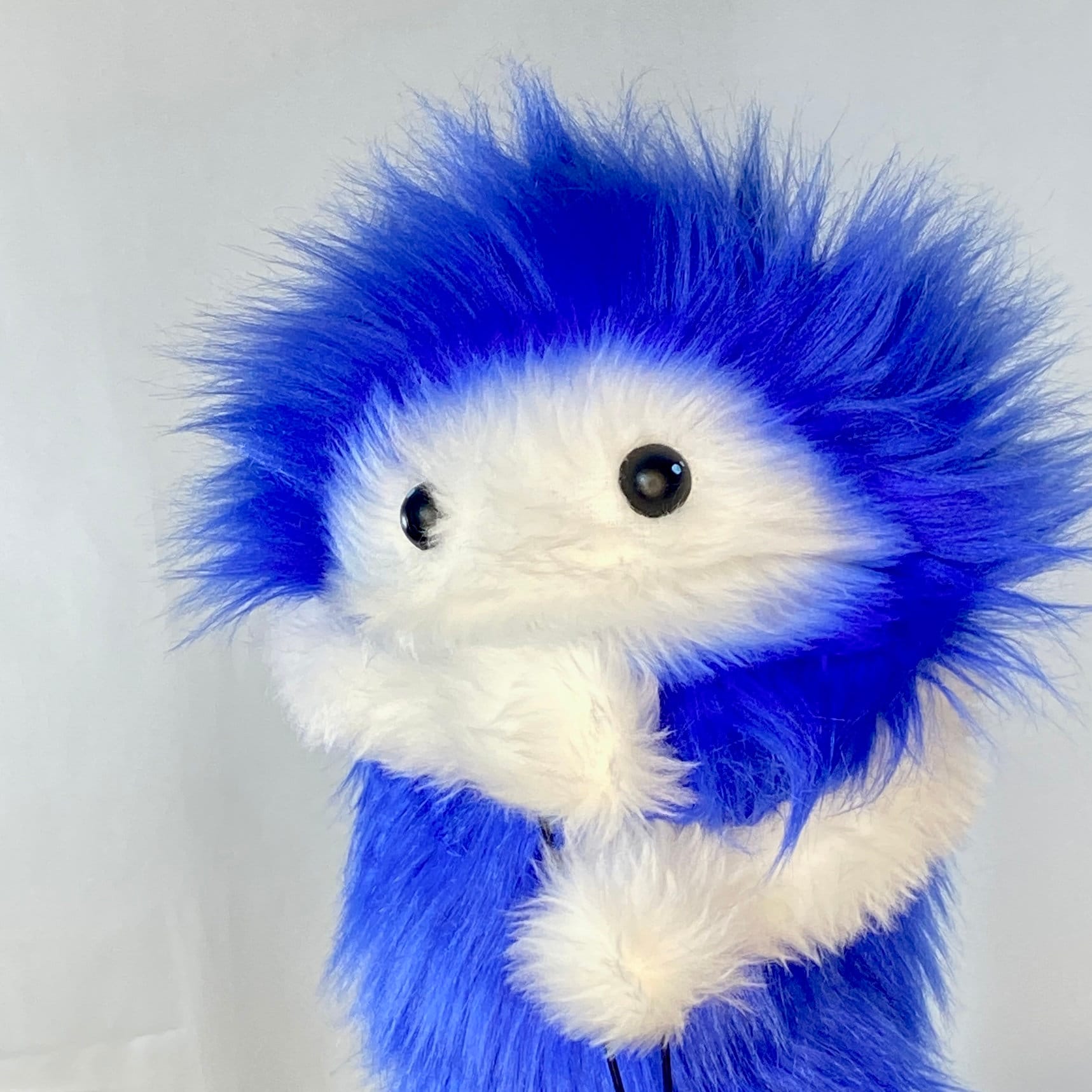 BLUE FURGAL Hand Puppet Synthetic Faux Fur Muppet Monster Arm Rods - Etsy