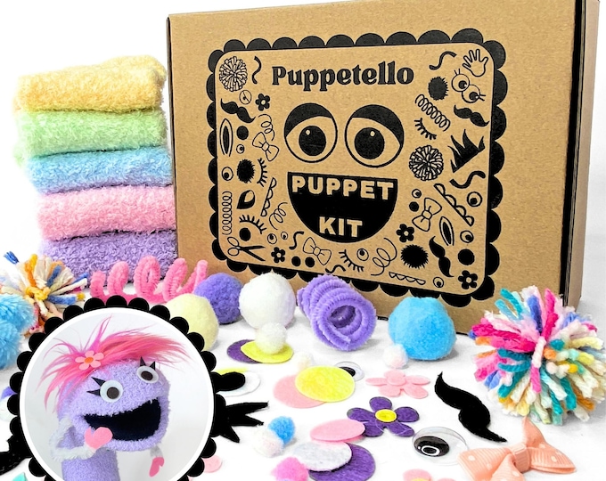 Puppet Craft Kit: Lil' Bud Felt Blank - Etsy
