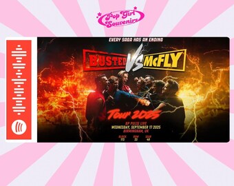 Niall Horan the Show Tour Souvenir Ticket Template Canva Digital ...