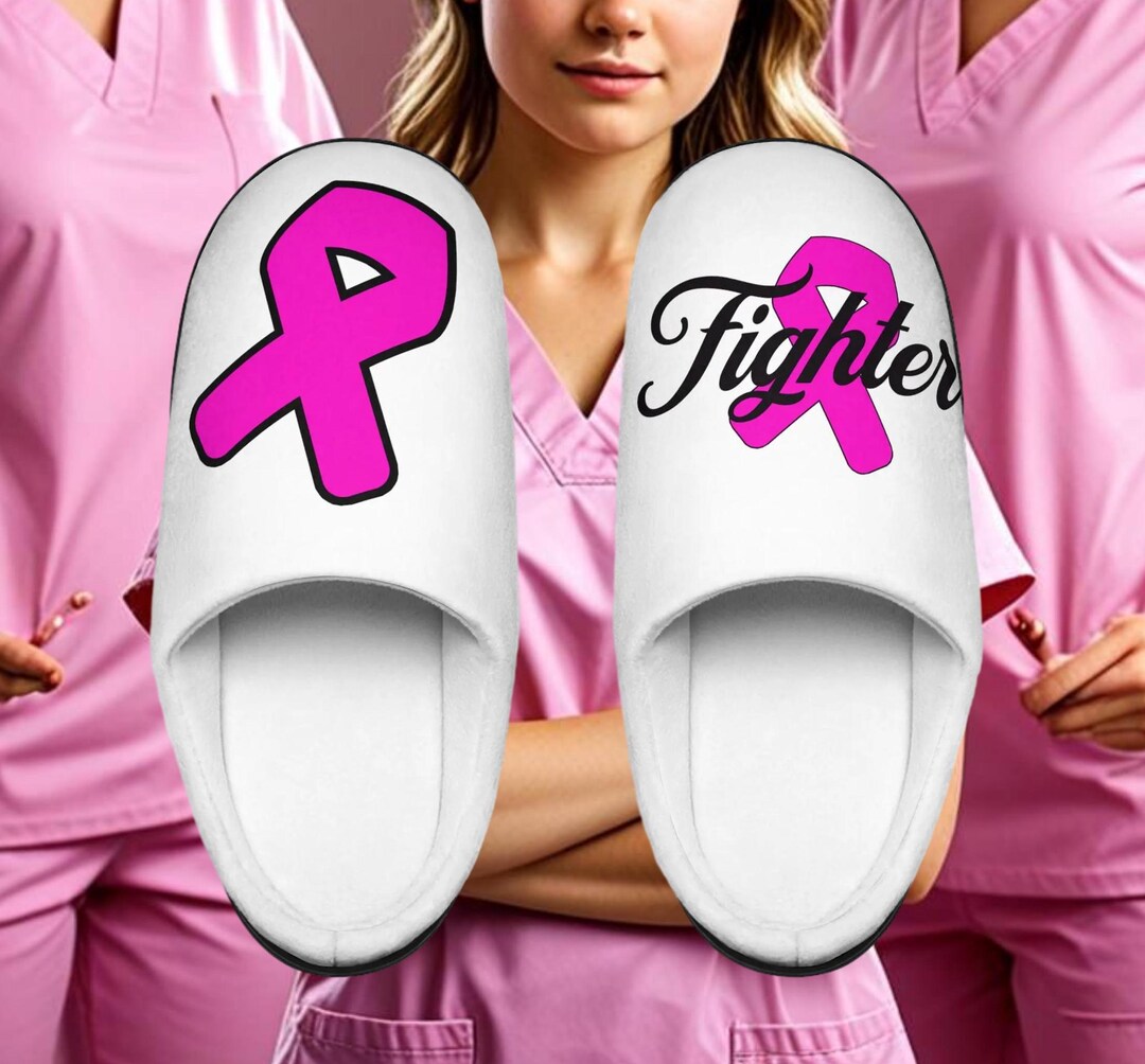 PINK RIBBON FIGHTER Breast Cancer Fighter Survivor Gift Comforting ...